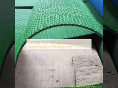 Transfer PVC Conveyor Belt Green Fire Resistant With Oil Resistant