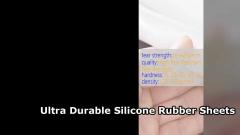 High Tear Resistant Silicone Rubber Sheet for Industrial Use