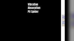 PU Spider Rubber Sheet Vibration Absorption
