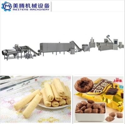 China hot sales Puff Corn Snack Production Line Puffed core filling food machine Food snack extruder machine for sale
