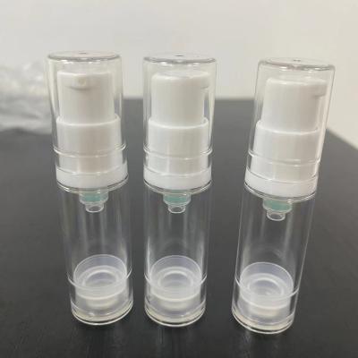 China 5 ml de loción sin aire botellas de bomba de plástico botella de loción cosmética AS material en venta
