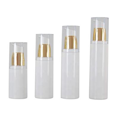 China Plastic Lotion Bottle Gold Shmpoo Water Airless Pump Bottle for sale