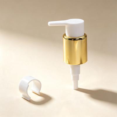 China 24/410 Metal Oil Pump ESSENTIAL OIL PUMP Liquid Dispenser With Clip Cream Pump For Wash Hand for sale