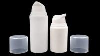 China White Empty Airless Pump Bottles , Cosmetic Packaging Container 15ml 30ml 50ml for sale