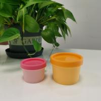 China PP Plastic Cosmetic Jars , 50g 100g Facial Cream Jar Packaging for sale