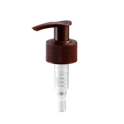 China Right Left Lock Black Lotion Pump 24 410 Ribbed Closure 1.2ml Dosage for sale