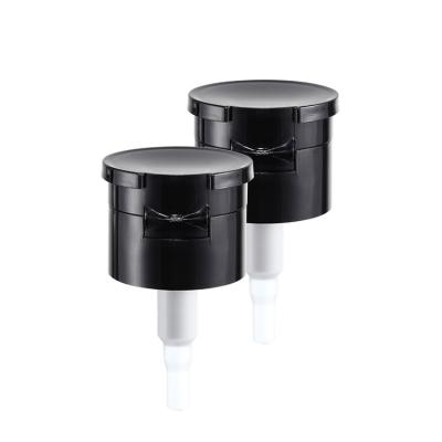 Cina Pompa di plastica nera 28mm del dispositivo di rimozione dello smalto 33mm per la bottiglia di pulizia di bellezza cosmetica in vendita