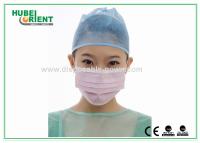 China 3 Ply Double Elastic Earloop Disposable Folding Flat Face Mask for sale