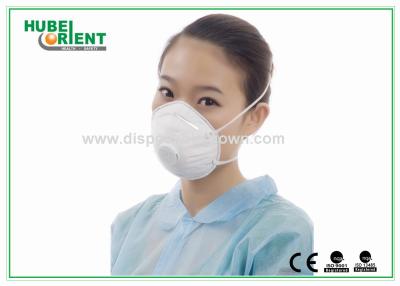 China FFP Cone Disposable Face Mask with Ear Loops / Valve for sale