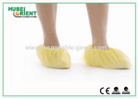 China CE MDR Hand / Machine Made CPE Shoe Cover With Various Color for sale
