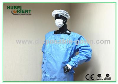 Cina Indisponibili abiti chirurgici impermeabili Unisex Sicurezza Blu colore antibatterico in vendita