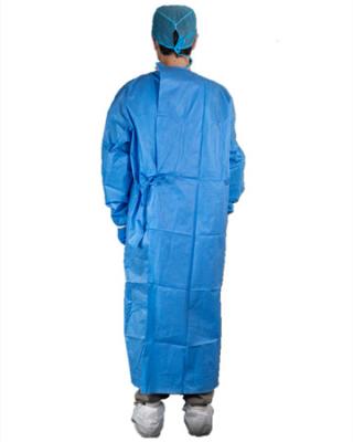 China Disposable Doctor SMS Surgical Gown With Knitted Wrist For Hospital for sale