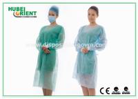 China Adjustable Wrist Polypropylene Material Disposable Isolation Gowns for sale