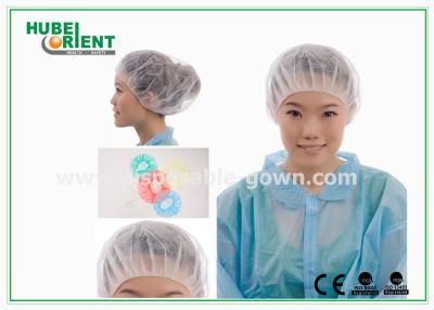 Cina Cappucci monouso in PP non tessuto, reti bianche per capelli in vendita