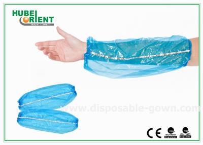 China Oil Proof Disposable Colorful PE Oversleeves With Free Size for sale