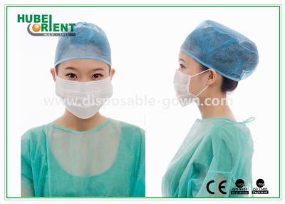 China Anti-statisch wit wegwerpmasker met oorlus, comfortabel. Te koop