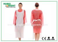China Non Stimulating Non Toxic Polyethene Disposable Aprons for sale