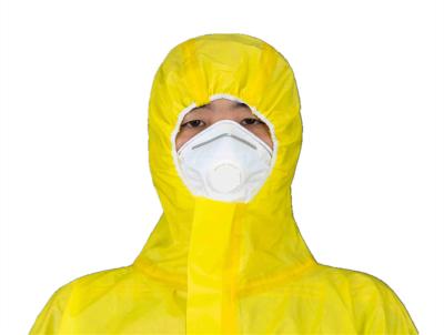 Cina Tipo 3 vestiario di protezione del CE della tuta del PE dei pp del vestito globale chimico eliminabile di sicurezza in vendita