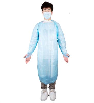 Cina Abito di plastica medico eliminabile con il ciclo del pollice, abito di CBE dell'adulto per la clinica in vendita