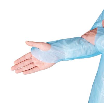 Cina Abito di plastica medico eliminabile con il ciclo del pollice, abito di CBE dell'adulto per la clinica in vendita
