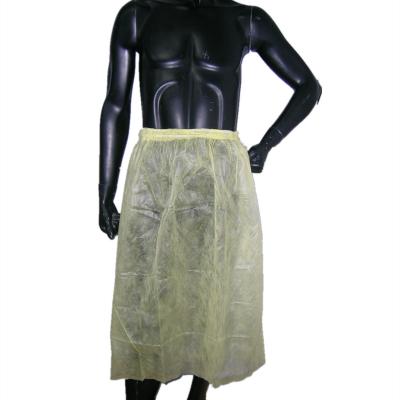 Cina Salone di bellezza della donna/gonna eliminabile non tessuta respirabile dell'hotel con gomma elastica in vendita