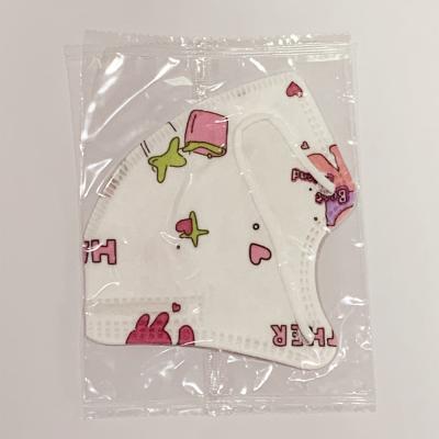 China 12x11cm Children Disposable 3D Face Mask 3ply Cartoon Printing With Earloop Nonwoven for sale