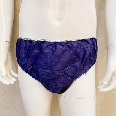 Cina Blu scuro Unisex Triangolo igienico PP Intimo non tessuto Usa e getta in vendita