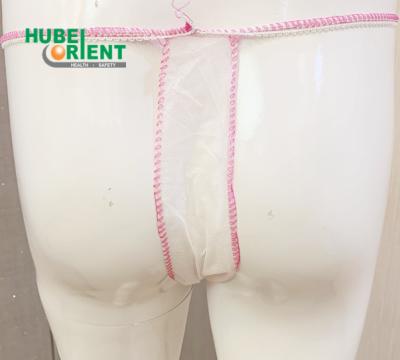 Cina Intimo monouso morbido non tessuto Intimo traspirante in PP T-back femminile in vendita