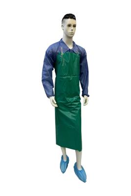 Apron in PVC monouso impermeabile per la lavorazione alimentare/cucina/officina