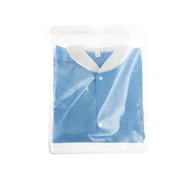 中国 ワークショップ/工場/食品加工用のポケット付き通気性使い捨てSMS白衣 販売のため