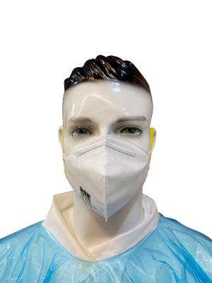 China EN149 FFP1 Respirator Flat Fold Valve-Free Disposable Filtering Face Mask for sale