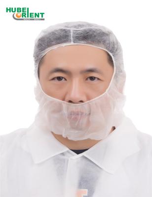 Disposable Light Weight Nonwoven Polypropylene Hood Head Cap White