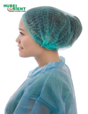 China Double Elastic 20G/M2 Nonwoven Disposable Mob Cap for sale