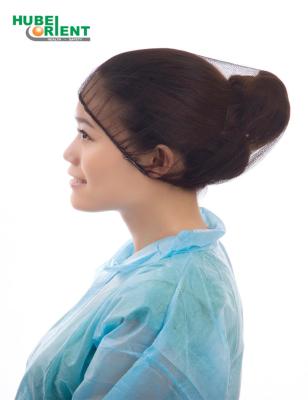 China Non Sterilized Disposable Nylon Hair Nets For Cleanroom for sale