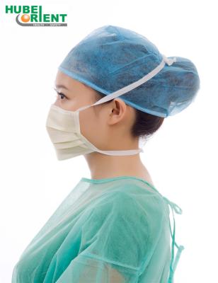 China 2ply/3ply Disposable Non Woven Face Mask Tie On For Clinic White/Blue/Green for sale