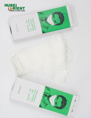 China 1 Ply 2 Ply Earloop Paper Face Mask Disposable For Hygienic Application for sale