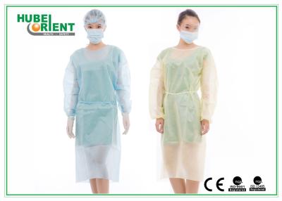 Cina Abito isolante monouso in polipropilene non tessuto con polso elastico in vendita