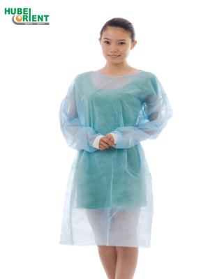 Cina ISO13485 Abito isolante impermeabile monouso con polso elastico o a maglia in vendita
