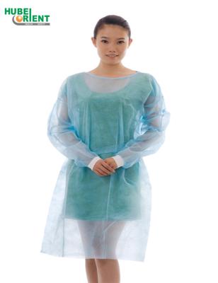 Cina ISO13485 Abito isolante impermeabile monouso con polso elastico o a maglia in vendita