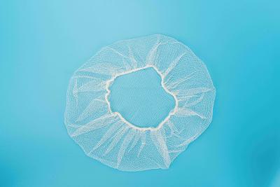 Cina Anti-polvere Disposable Nylon Honeycomb Hairnet con gomma elastica libera da lattice in vendita