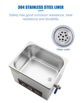 China 15L Ultrasonic Washing Machine Cleaner Dual Frequency For Bicycle Chain Clean for sale