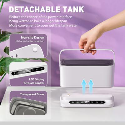 China 220V 45KHz Ultrasonic Cleaner 800ml With Digital Timer Polishing for sale