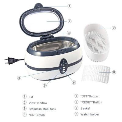China 600ml Watch Ultrasonic Cleaner for sale