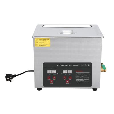 China Powerful Ultrasonic Parts Washer Digital Heated Timer Tank Capacity 10L for sale