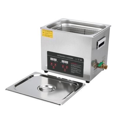 China Powerful Ultrasonic Parts Washer Digital Heated Timer Tank Capacity 10L for sale