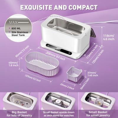 Quality Custom Ultrasonic Jewelry Cleaner Stainless Steel 304 Voltage 220V for sale