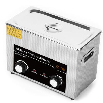 China Adjustable Timer Ultrasonic Cleaner with 180W Power 100W Heating AC Supply for sale