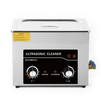 China Dual Frequency Ultrasonic Cleaning Equipment SUS 304 Ultrasonic Cleaner with Drain Valve for sale
