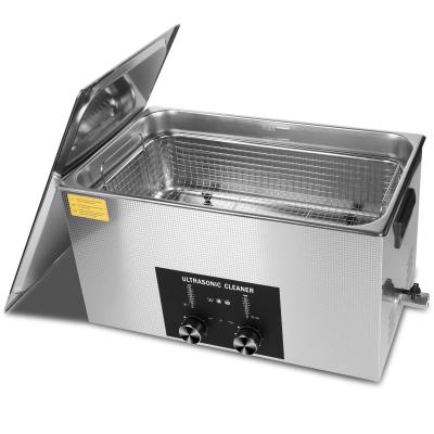 China Professional Ultrasonic Cleaner 22L 480W for Jewelry Glasses Chains Watches with Encoded Timer Heater Basket Multi-Application for sale