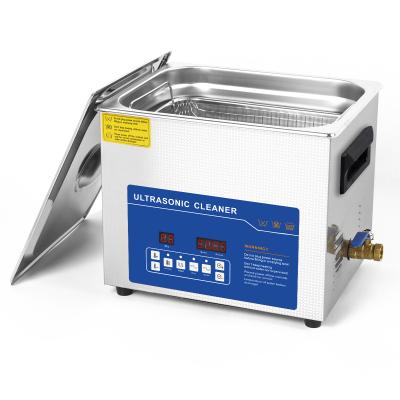 Cina 10L Industrial Ultrasonic Cleaner 240W Power Heater Timer Controllo digitale Acciaio inossidabile per motociclette Ricambi attrezzi Catene in vendita